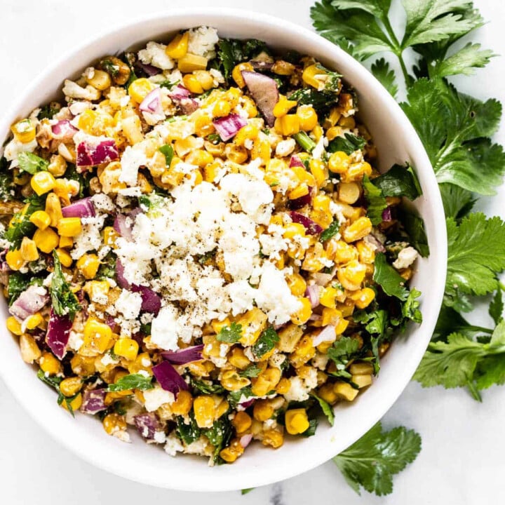Mexican Street Corn Salad (Esquites) - Pass Me Some Tasty